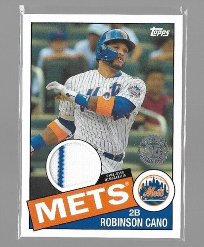 2020 Topps Robinson Cano RELIC CARD PIN STRIPE New York Mets #85TR-RC ...