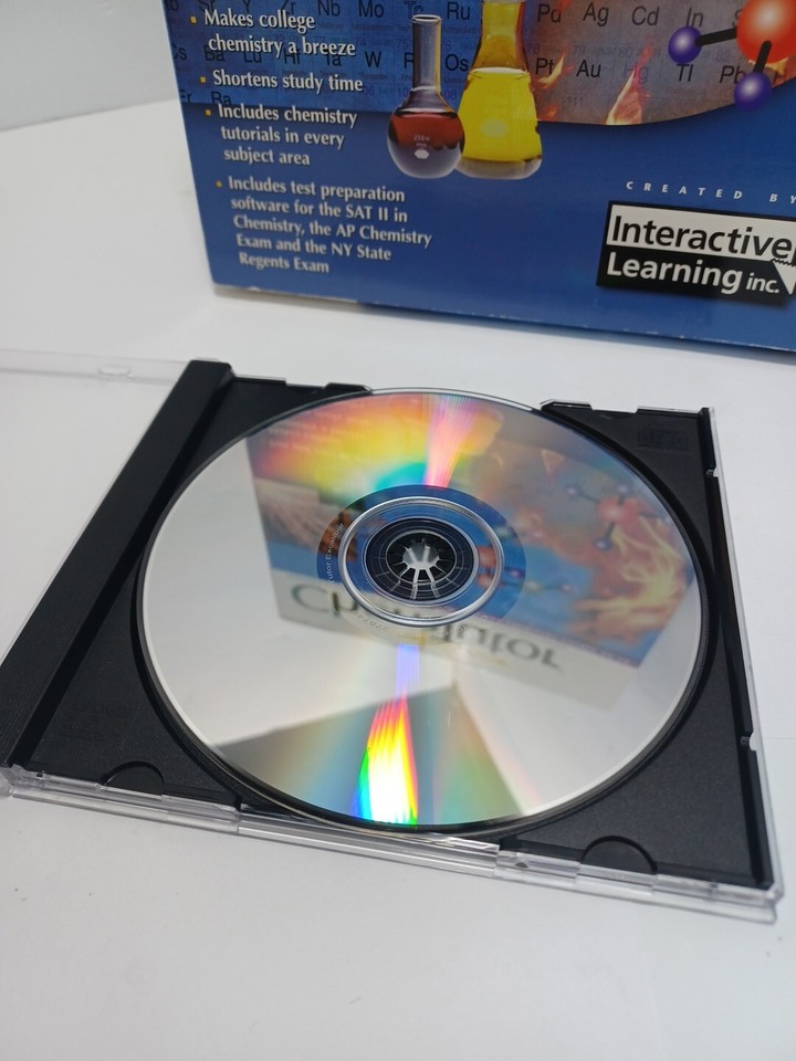 ChemTutor Course On CD, Interactive Educational Software Chemistry ...