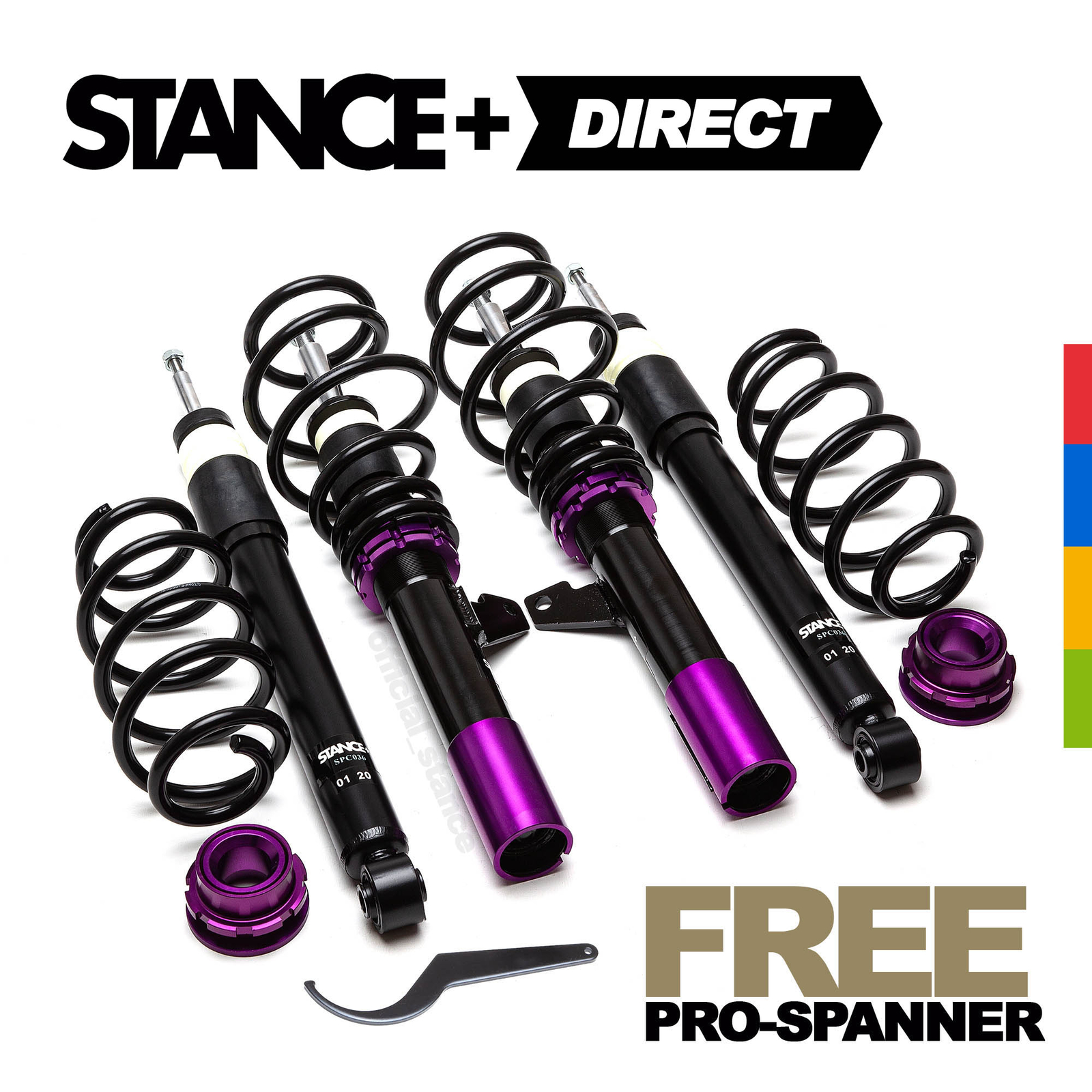 Stance+ Street Coilovers VW Golf Mk5 R32 Hatchback 3.2 VR6 Hatch 1K ...