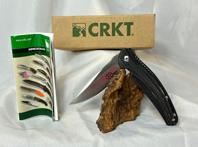 CRKT Knife Ken Onion Ripple K405KXS Folding Single Combo Blade W/ Box ...