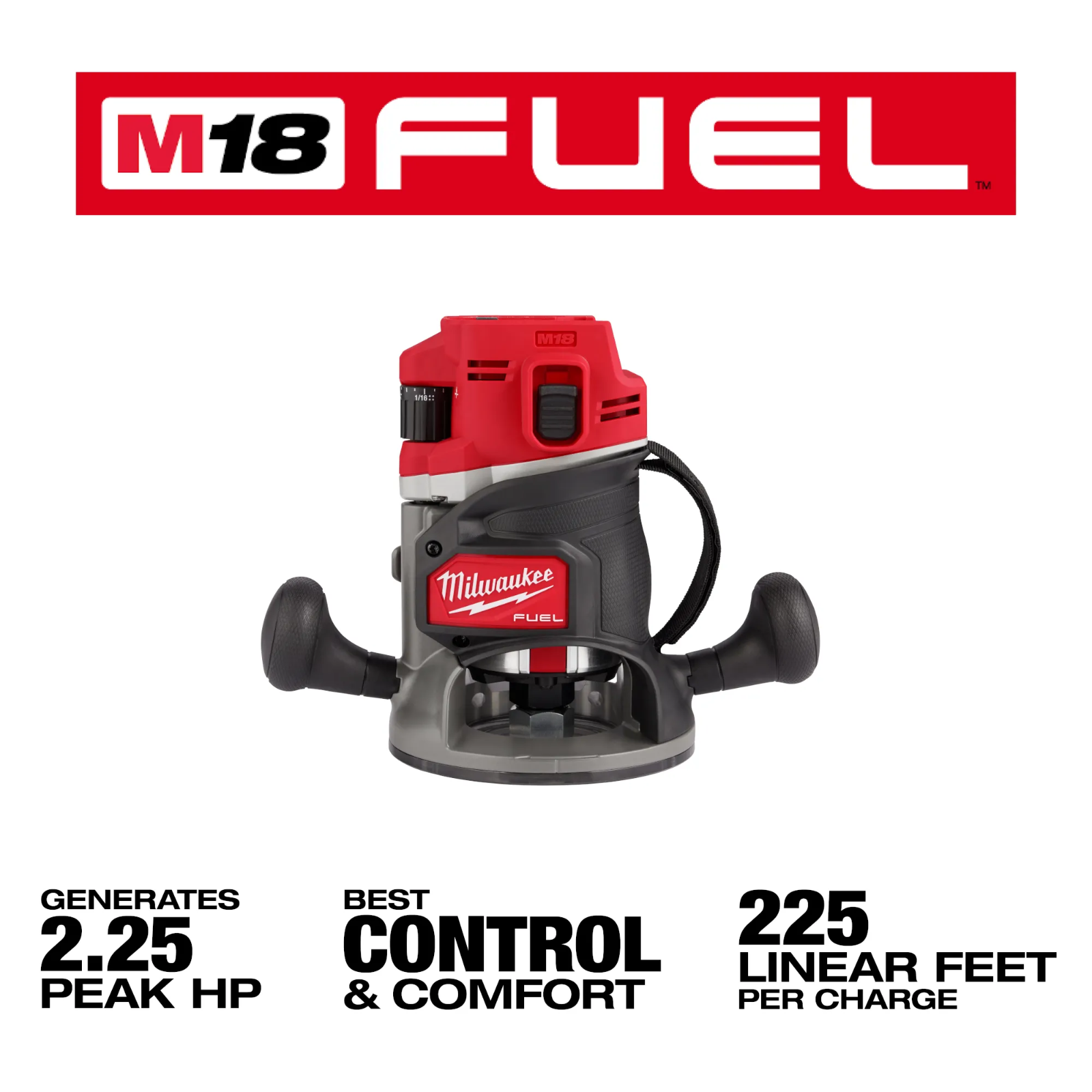 Milwaukee 2838-20 M18 FUEL 1/2" Router | eBay