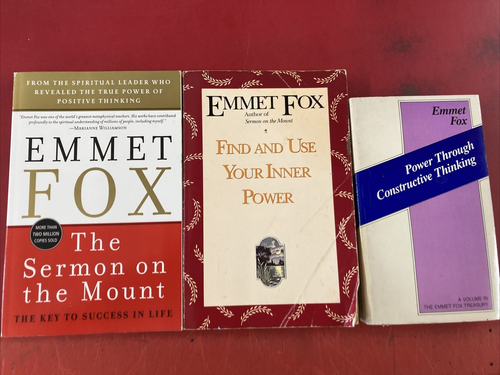 Lot of 3 Paperback Emmet Fox The Sermon on the Mount, Find and Use ...
