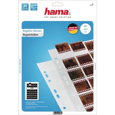 HAMA 25 POLYPROPYLENE NEGATIVE UNMOUNTED SLIDE SLEEVES 40 NEGATIVES ...