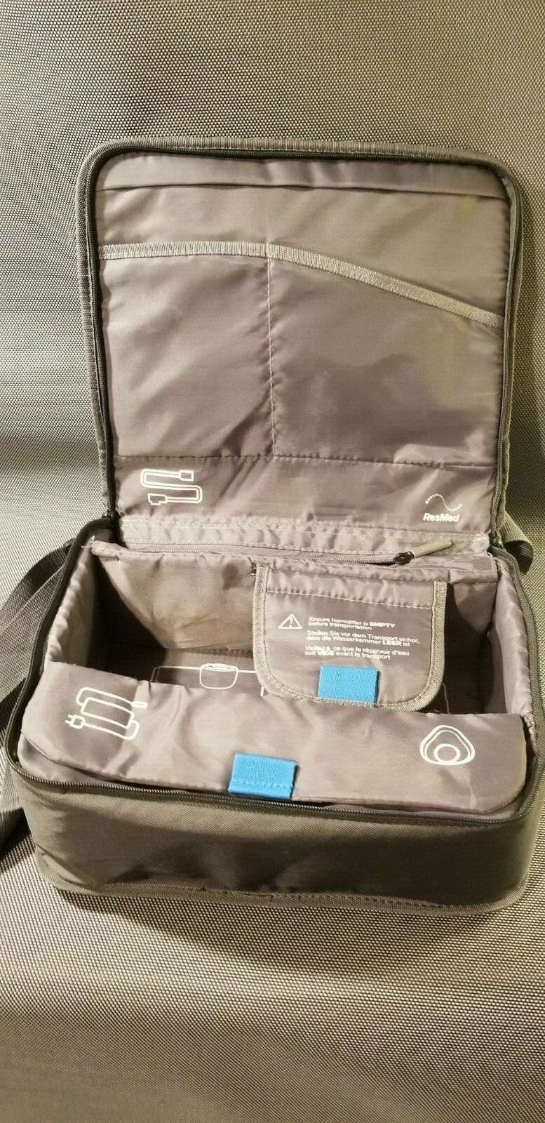 ResMed Airsense 10 Elite CPAP Travel Bag Carrying Case Only Grey and ...