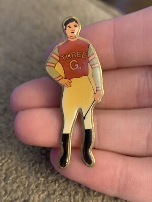 Vintage Three G. Man Gold Tone Enamel Lapel Pin (GW2) | eBay