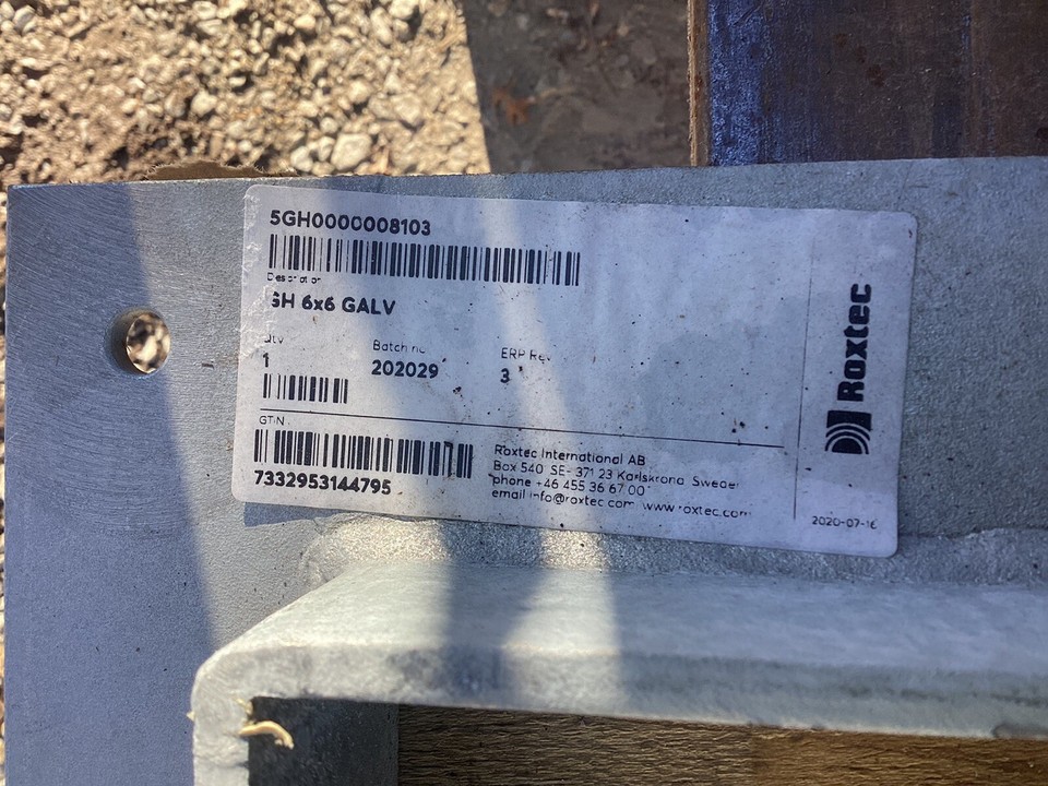 GH 6x6 Galv. Frame Roxtec #5GH0000008103 | eBay