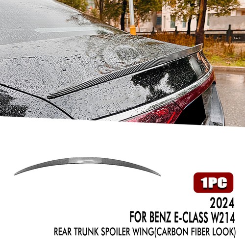 Rear Trunk Spoiler Wing For Benz E Class W214 E260 E300 24-25 Carbon Fiber Style | eBay Australia