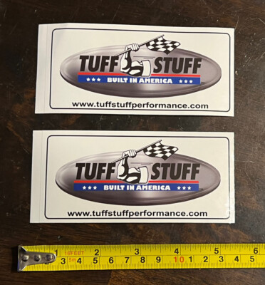 2 TUFF STUFF PERFORMANCE STICKERS DECALS overland outland offroad ...