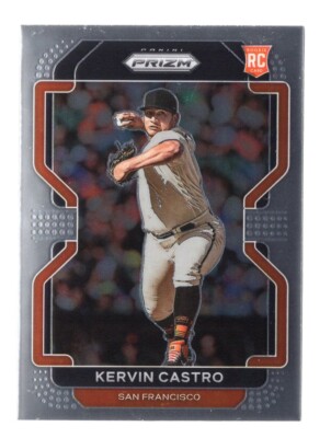 Baseball Card - 2022 Kervin Castro 34 - San Francisco Giants Panini ...