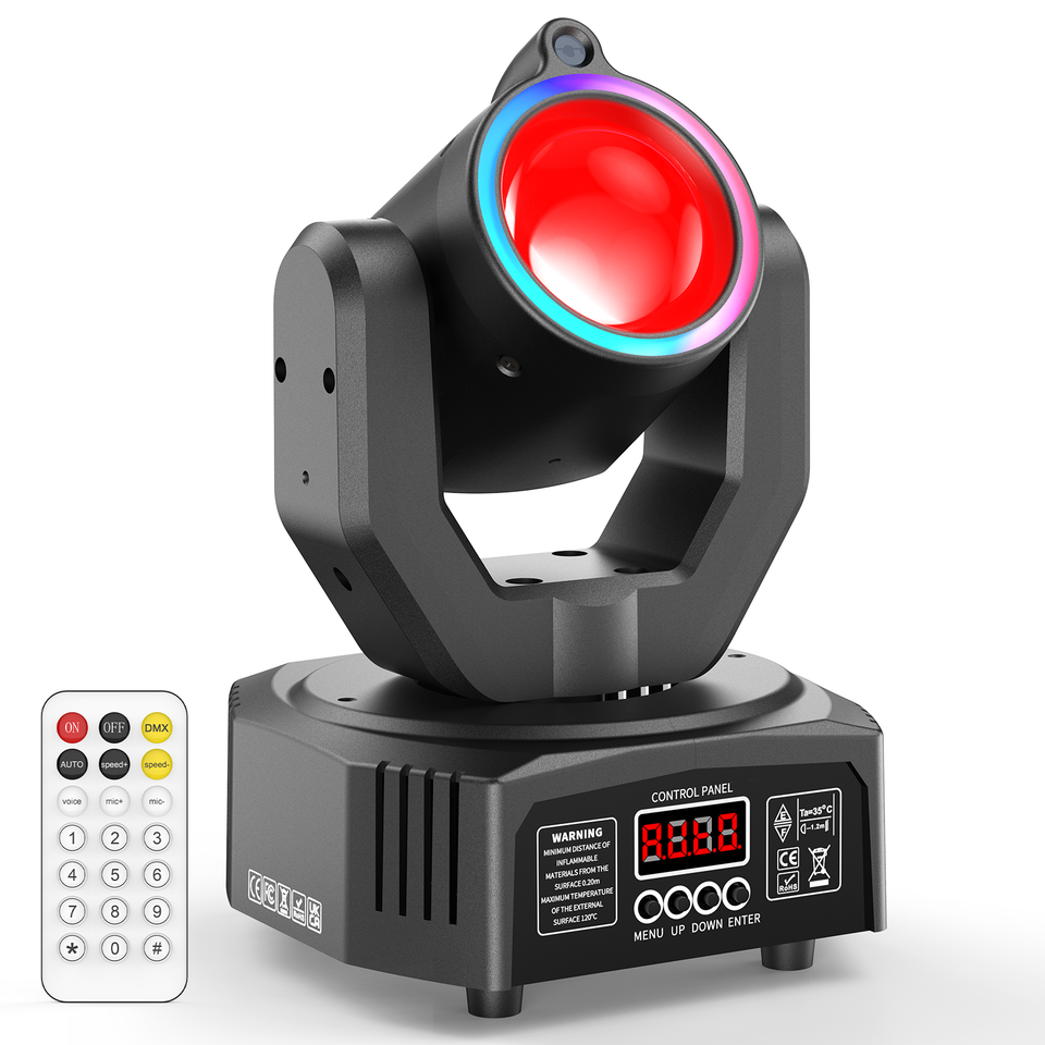 120W LED Laser Moving Head Light RGBW Beam Stage DMX Spot Lighting DJ ...