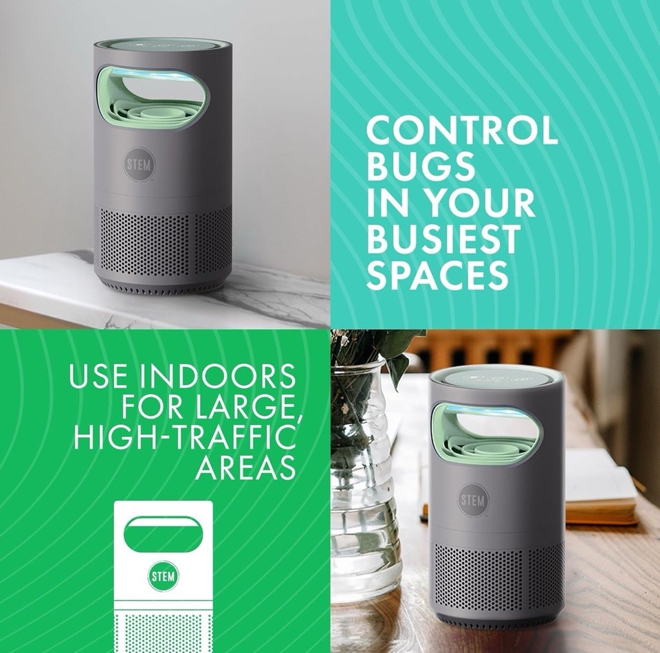 Flying Insect Fan Trap for Indoor Bug Control Plug-in Fan with UV Light ...