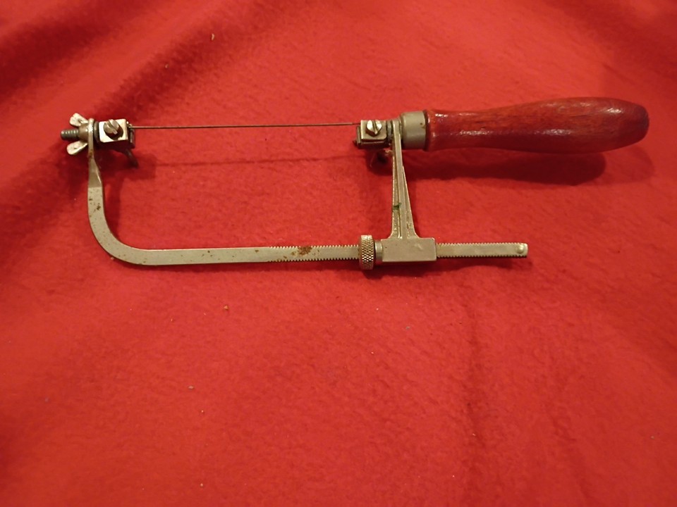 Tool Saw X-ACTO Vtg. Adjustable Coping Jeweler's Saw Wood Handle - Made In Japan | eBay
