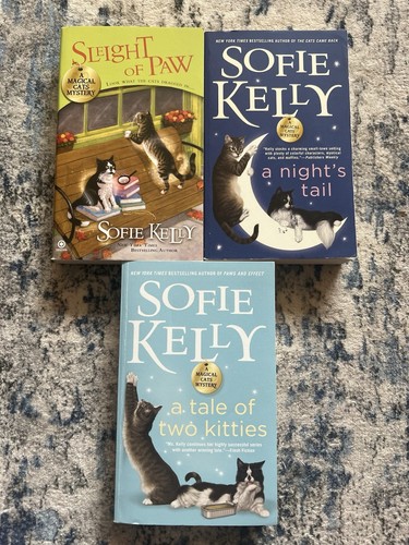 SOFIE KELLY MAGICAL CATS MYSTERY SERIES PB BOOK LOT of 3 | eBay