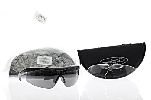 Wiley X CHTAL1 Wx Talon Advanced Changeable Sunglasses Apel, Black ...