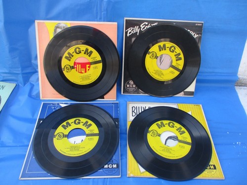 4 Billy Eckstine 7" MGM 45 RPM Extended play Records W matching sleeves ...