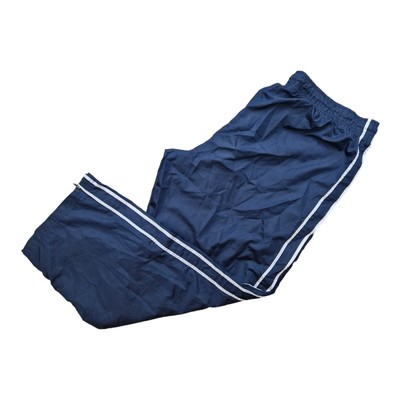 Starter wide leg lined tracksuit bottoms navy blue+white vintage XL VTG ...