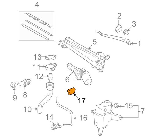 For Toyota Genuine Windshield Washer Nozzle Front 8538130170 | eBay