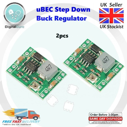 Mini uBEC SBEC BEC 3A 0.8-20V DC Adjustable Step Down Power Supply ...