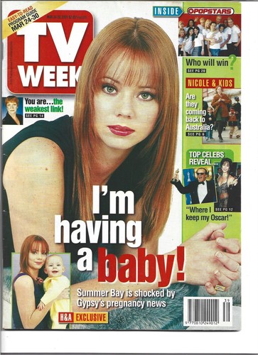 Home and away - Gypsy cover -TV week magazine March 24, 2001 | eBay