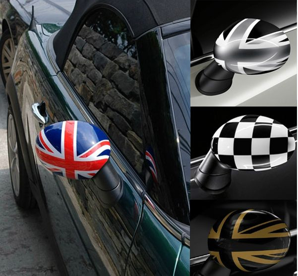 Union Jack Mirror Covers Cap For MINI Cooper/S/ONE R53 R50 2002-2006 ...