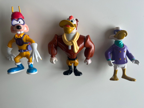 Vintage 1991 Disney Darkwing Duck Megavolt Launchpad Action Figure Toys ...