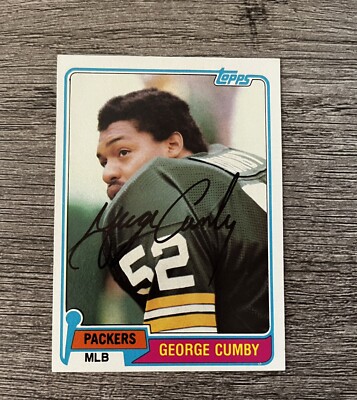 George Cumby Signed GREEN BAY PACKERS Card 1982 Topps | eBay