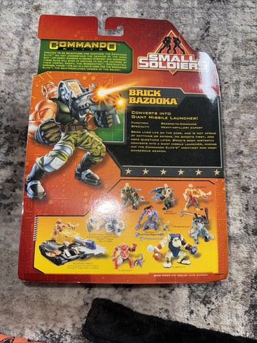 Small Soldiers Commando Elite Brick Bazooka Vintage 1998 Action Figure ...