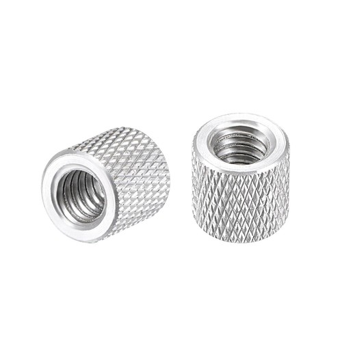 1/4x10mmx10mm Aluminum Alloy Diamond Knurl Knurled Camera Tripod Silver ...