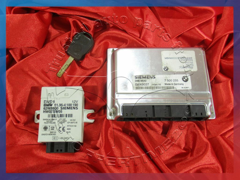 BMW E36 E46 E39 E38 Z3 3 5 7 series 2.3i M52 ENGINE DME MS42 EWS3 KEY ...