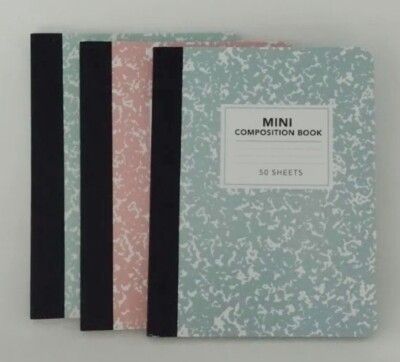 Mini Composition Journal Notebook Small Book 3-Pack 4x3 | eBay