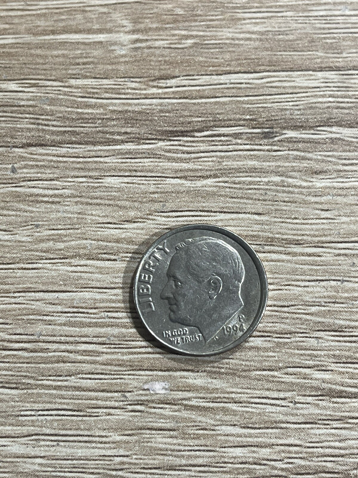 1994 P Roosevelt Dime - Off Center - Thick Rim - Rare Error Coin - #48 ...