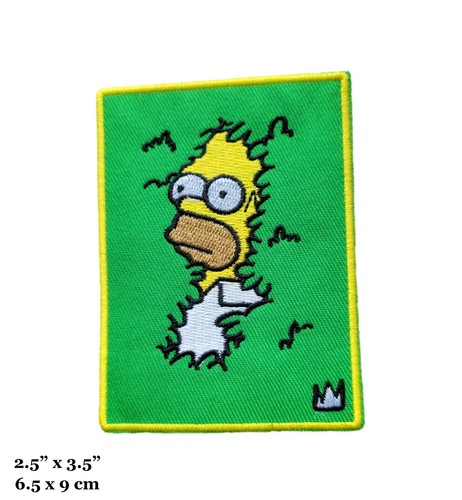 The Simpsons Series Homer Simpson in a Bush Meme Embroidered Iron On ...