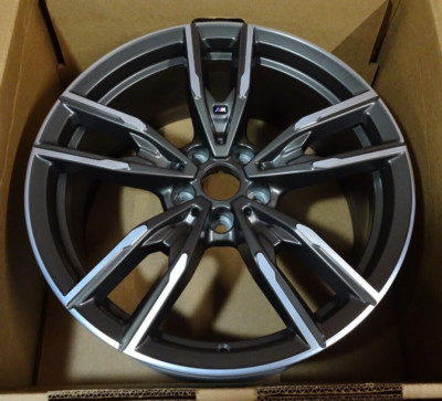 FRONT BMW Machined Charcoal 330i M240i M340i M440i OEM Wheel 19” 2021 ...
