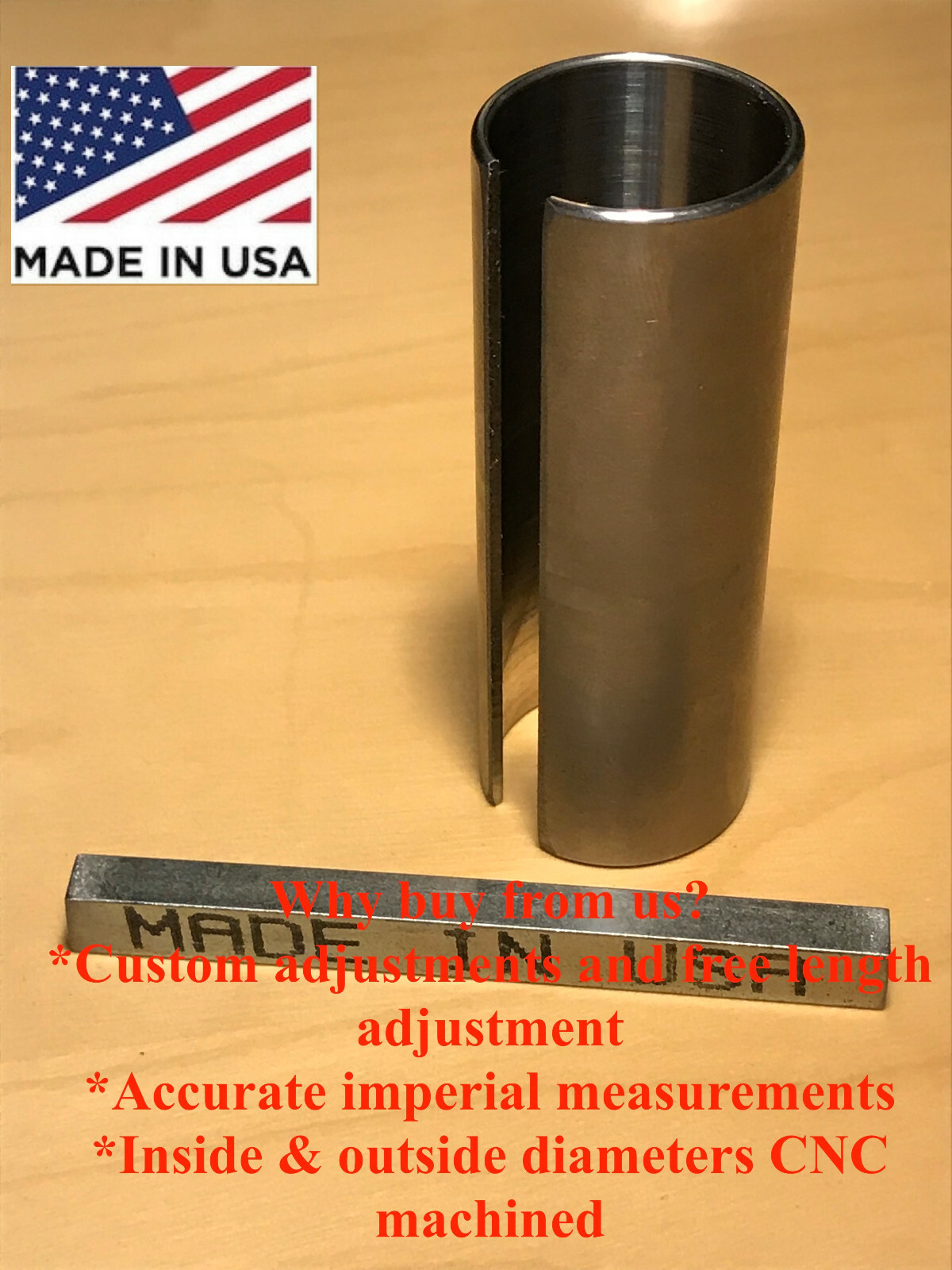 5/8" to 7/8" x 3" Shaft Adapter Pulley Bore Reducer Bushing Sleeve ...