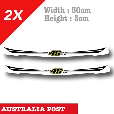 The Doctor 46 - Valentino Rossi's VR46 Helmet Visor Stickers | eBay ...