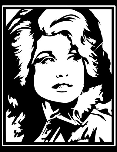 Dolly Parton sticker VINYL DECAL Country Music Super Star Joleen ...