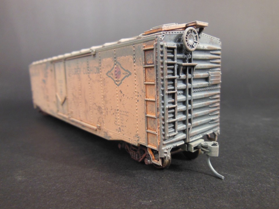 HO SCALE CUSTOM WEATHERED TEXAS & PACIFIC TP 3623 50' BOX CAR | eBay