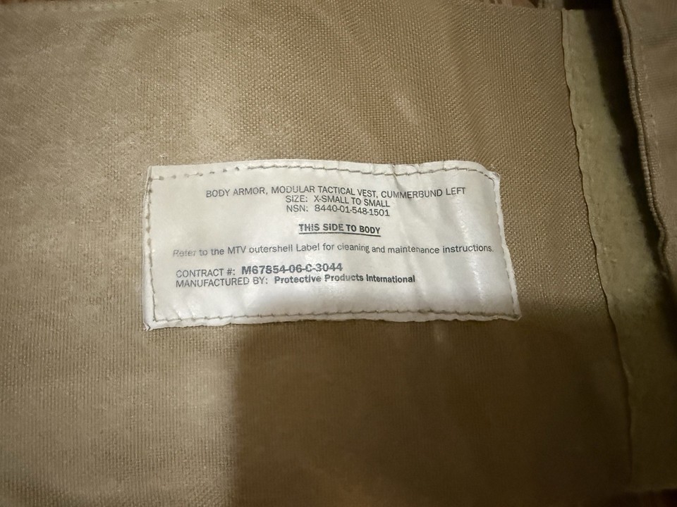 Eagle Industries MTV Cummerbund Coyote Brown Size X-Small / Small | eBay