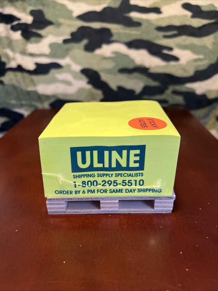 New Uline Mini Pallet Post It Sticky Notes Promo Shipping Supplies ...