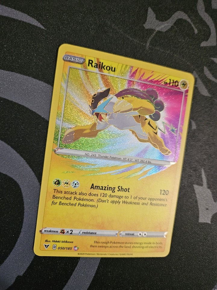 Raikou 050/185 Swsh04: Vivid Voltage Amazing Rare Holo NM | eBay