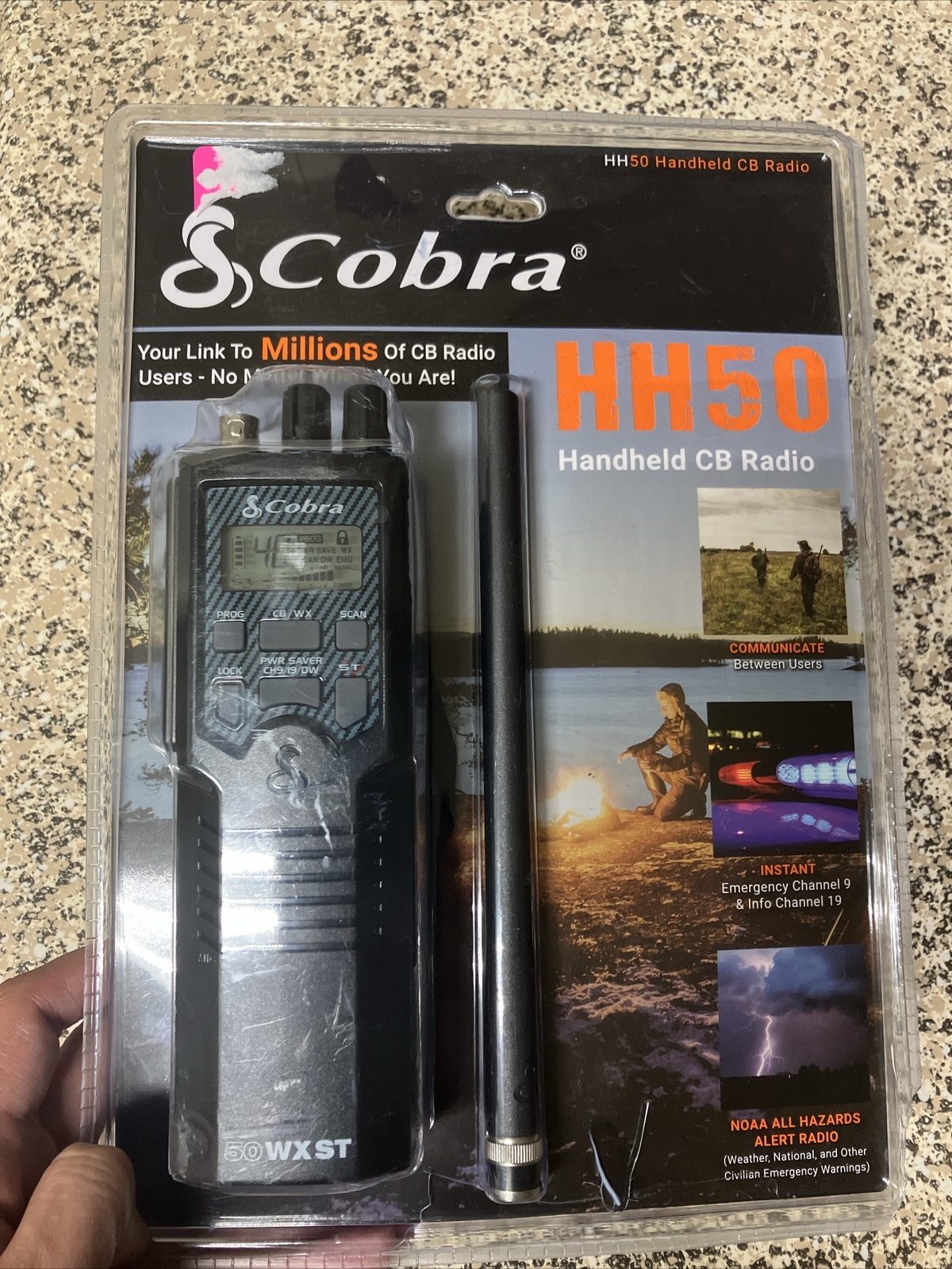 Cobra HH50WXST 40 Channel Handheld CB Radio for sale online | eBay