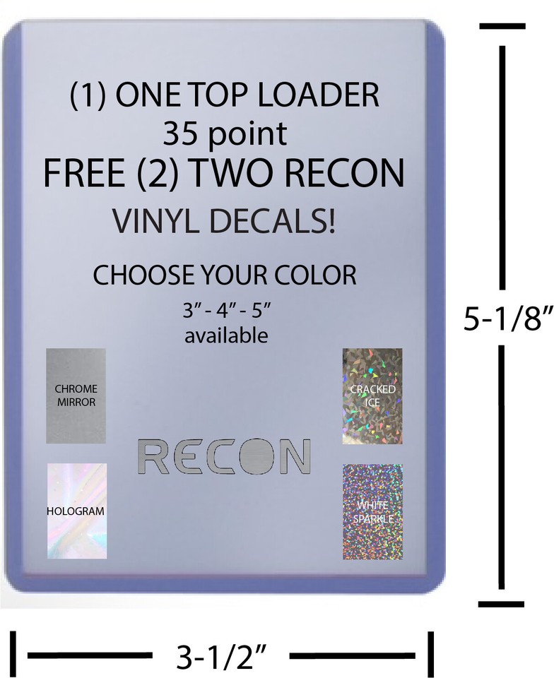 TOP LOADER STICKERS Panini Cards PANINI RECON Cards FREE PANINI RECON ...