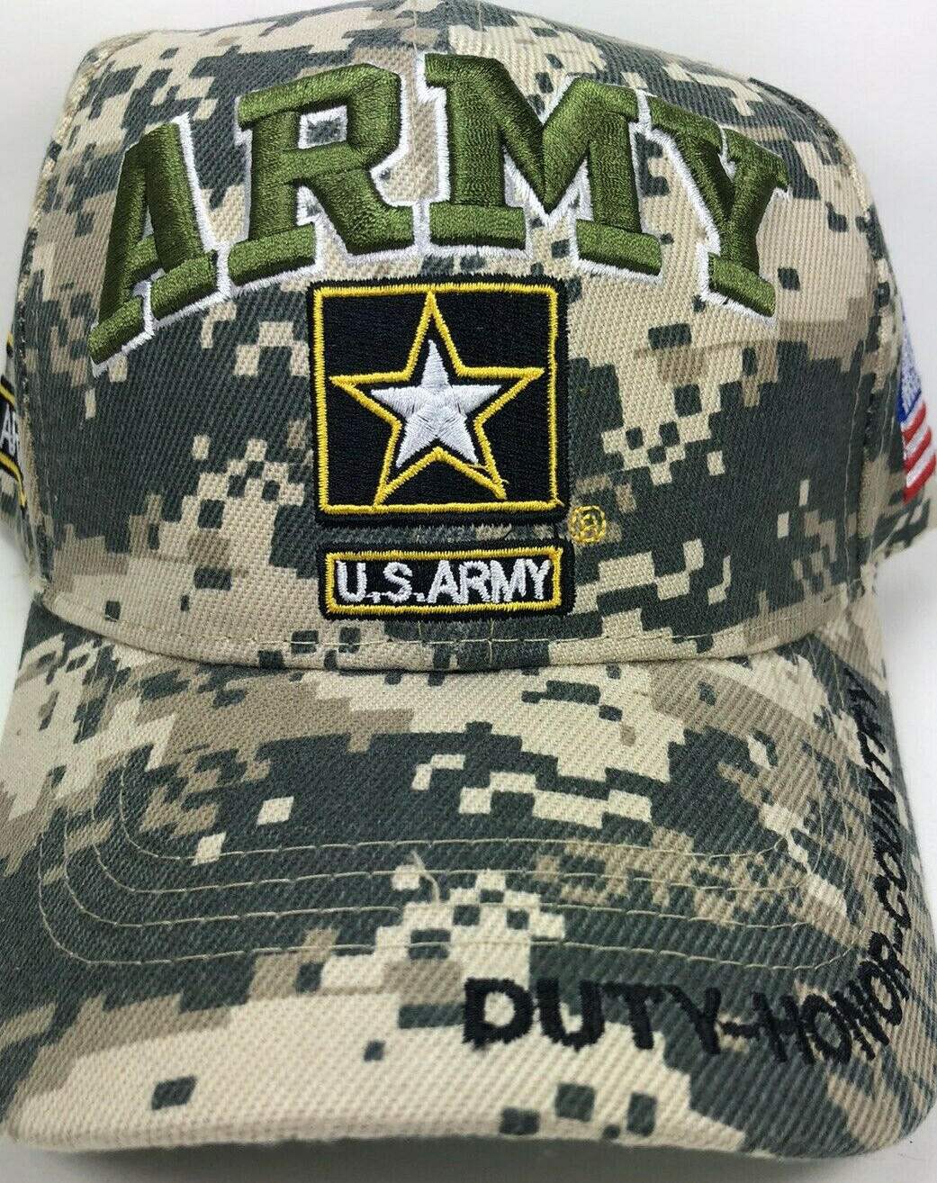Authentic US ARMY / Green Camo / Adjustable / Capsmith / NWT Reg Price ...