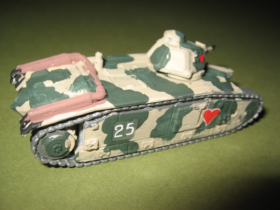 Französischer Panzer Char B1 in Belgien 1940. (Kleinserie 1:87) | eBay.de
