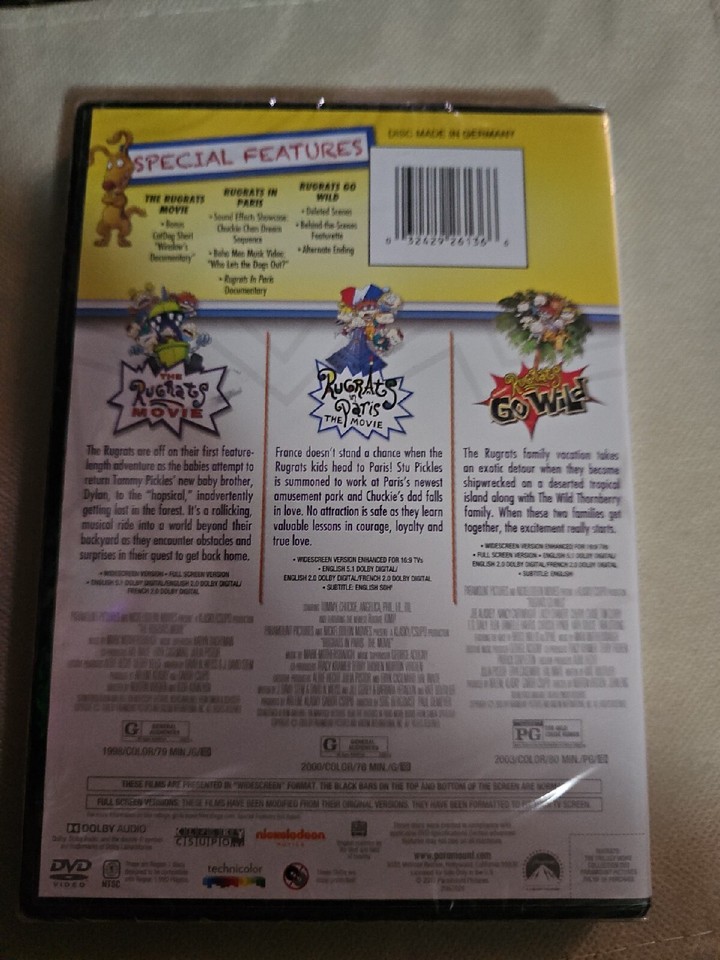 Rugrats: The Trilogy Movie Collection (DVD) 32429261366 | eBay