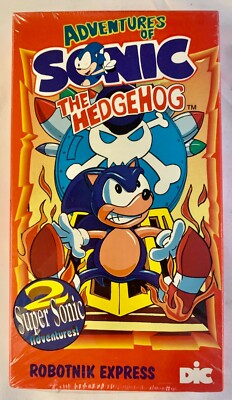 Adventures of Sonic The Hedgehog: Robotnik Express VHS NEW SEALED ...