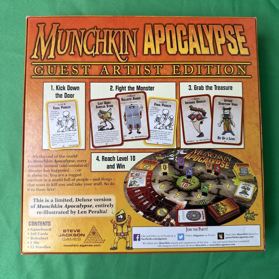 Munchkin Base Games Munchkin Apocalypse: Guest Artist Edition (Len Peralta) | eBay