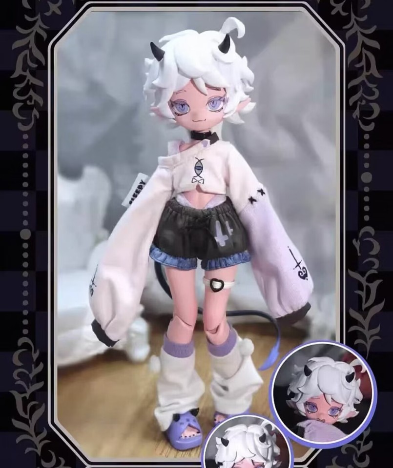 Devil's horn Series BJD Doll Confirmed Blind Box Figure Toy Gift Doll ...