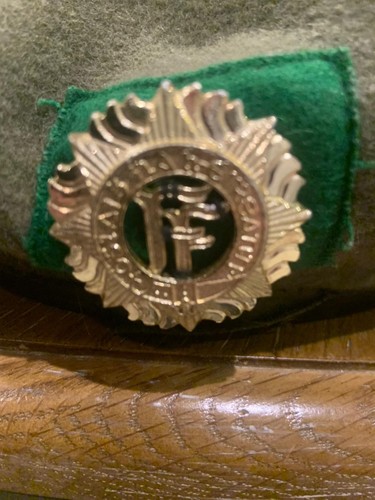 Irish Defence Reserve Forces FCA Green Beret Extremely Rare 1970 To ...