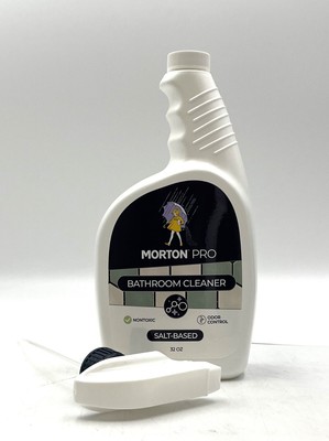 Morton Pro Salt-Based Bathroom Cleanser Nontoxic 32 oz | eBay